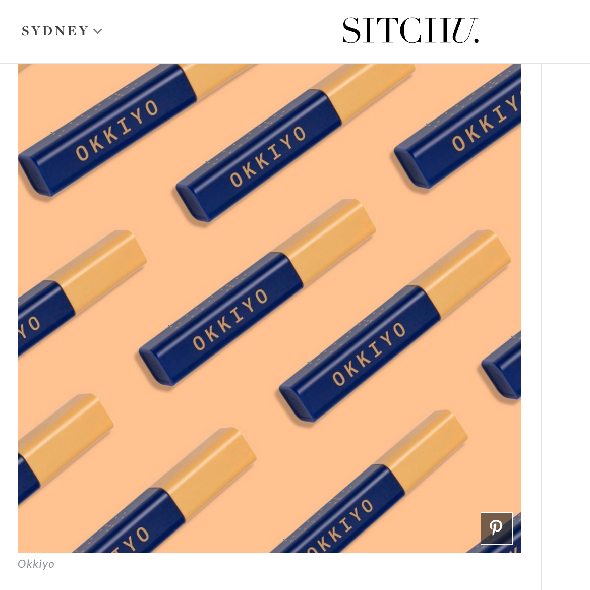 SITCHU ARTICLE – Jacqueline Beltz Cosmetics Pty Ltd